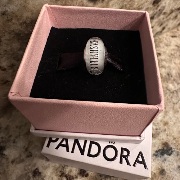 Pandora | Jewelry | Pandora Authentic Nashville Exclusive Murano White ...